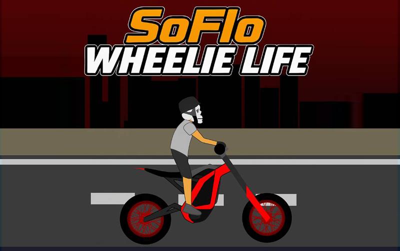 SoFlo Wheelie Life - Play Free Online Motorcycle Stunt Balance Game