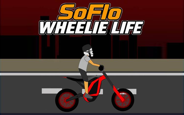 SoFlo Wheelie Life - Play Free Online Motorcycle Stunt Balance Game